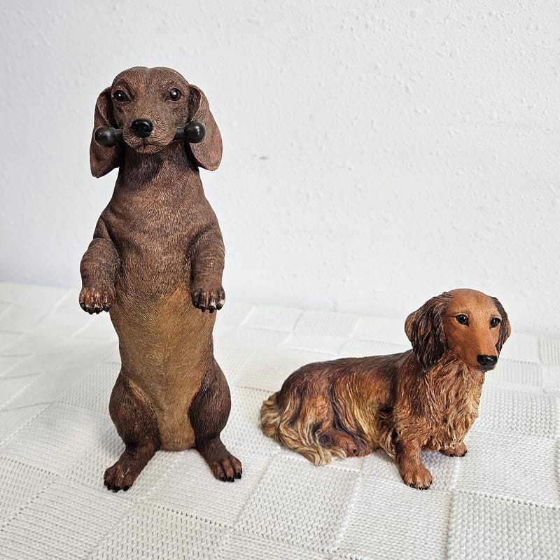 Dachshund Figurine - Etsy
