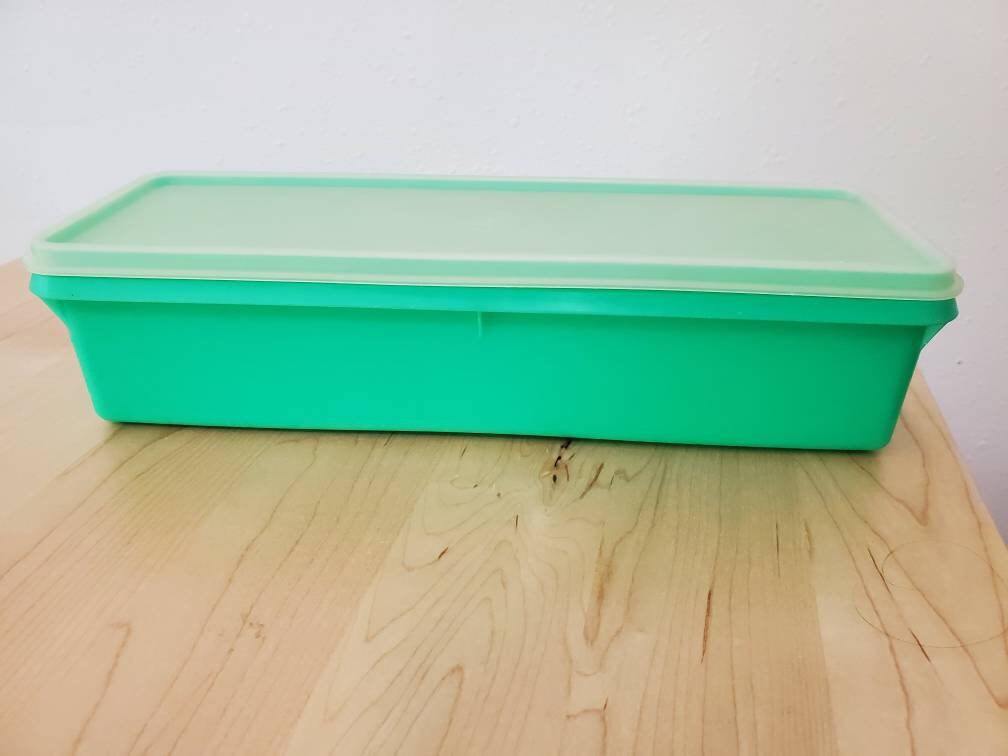 Jadite Green Tupperware Easy Crisp Vegetable and Celery Keepers Kitchen ...