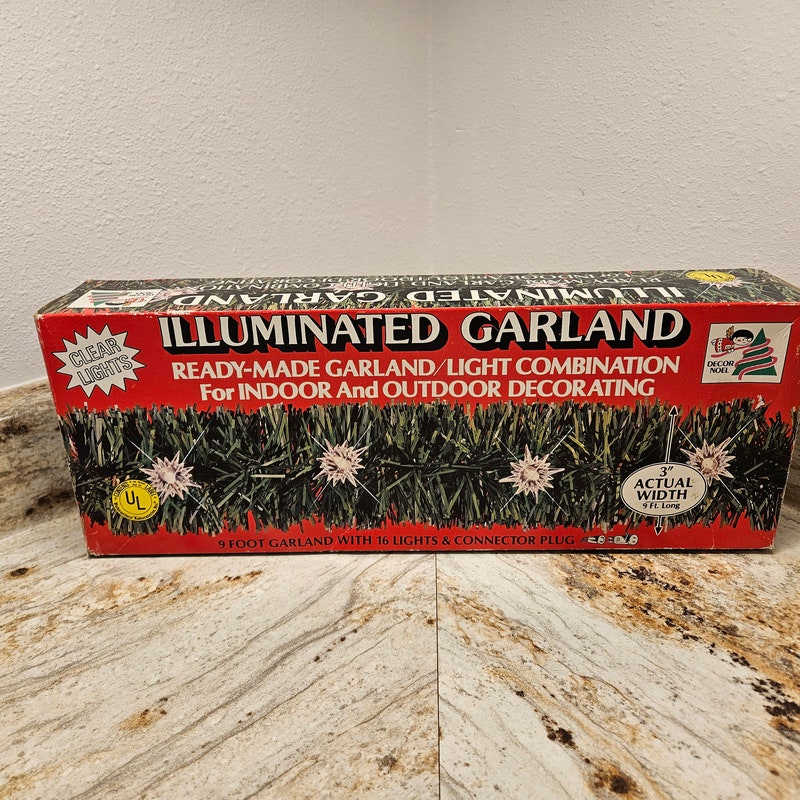 Lighted Garland - Etsy