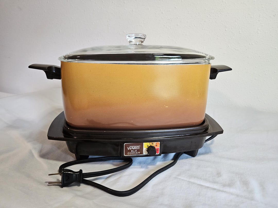West Bend 4 Quart Harvest Gold Slow Cooker, Wards West Bend Slow Cooker ...