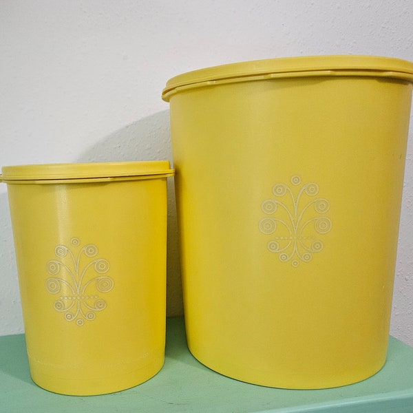 Yellow Tupperware - Etsy