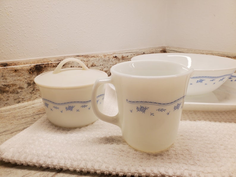 Corelle Morning Blue Choose From 8 Serving Bowl Platter - Etsy