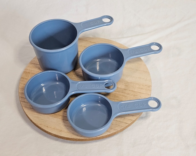 Rubbermaid Blue Measuring Cup Set, 1 Cup 1/4 Cup - Etsy