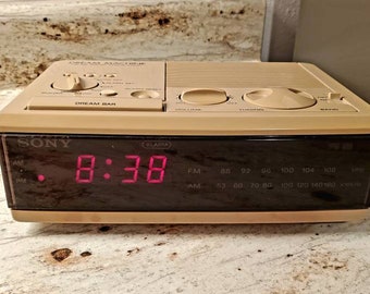 Sony Digital Alarm Clock - Etsy