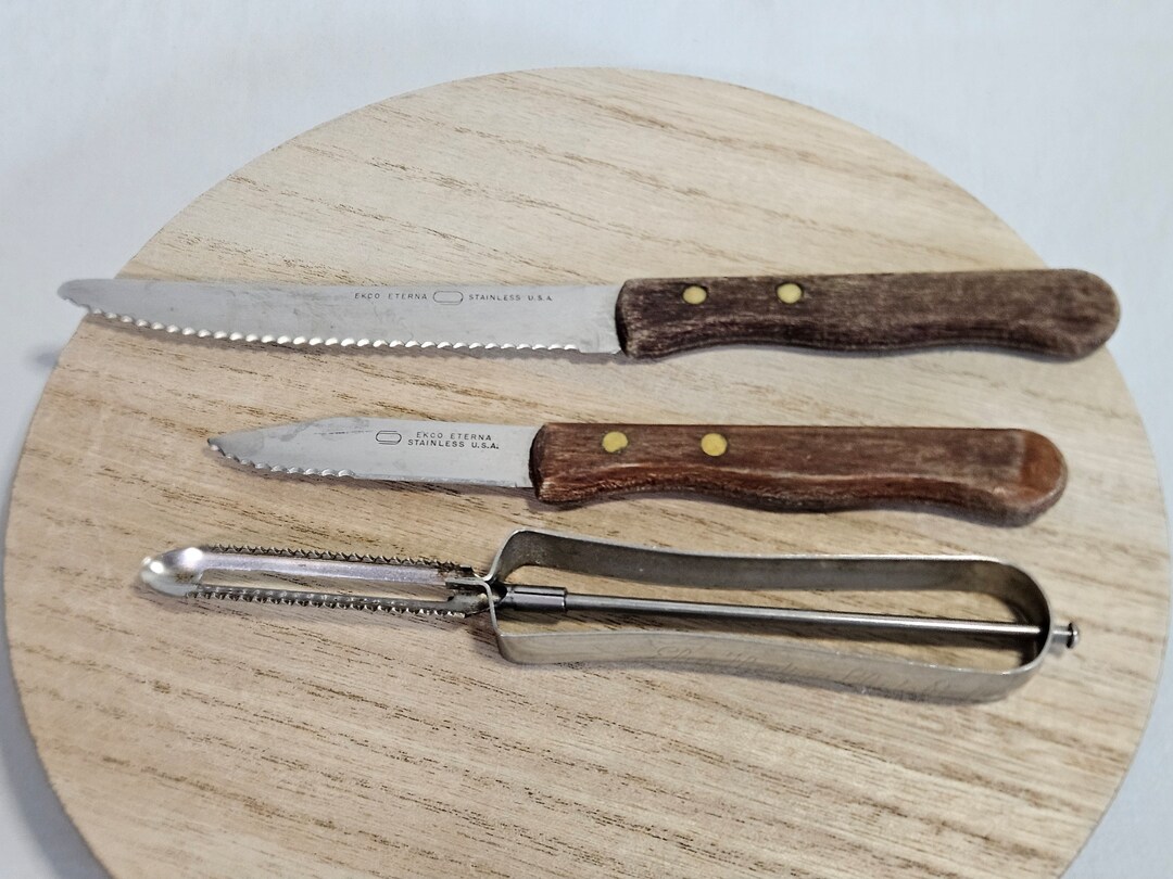 ECKO Eterna Utility Pairing Knife, Steak Knife, and Peeler - Etsy