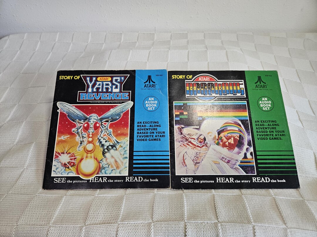 Vintage Atari Yars' Revenge & Breakout Audio Book Set - 1982 - Etsy