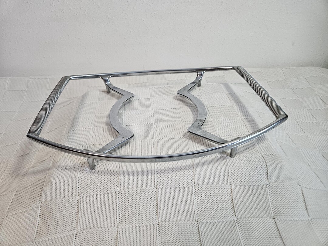 Corning Metal Serving Cradle 1.5 Qt, Chrome Trivet Holder P-10-M-1 - Etsy