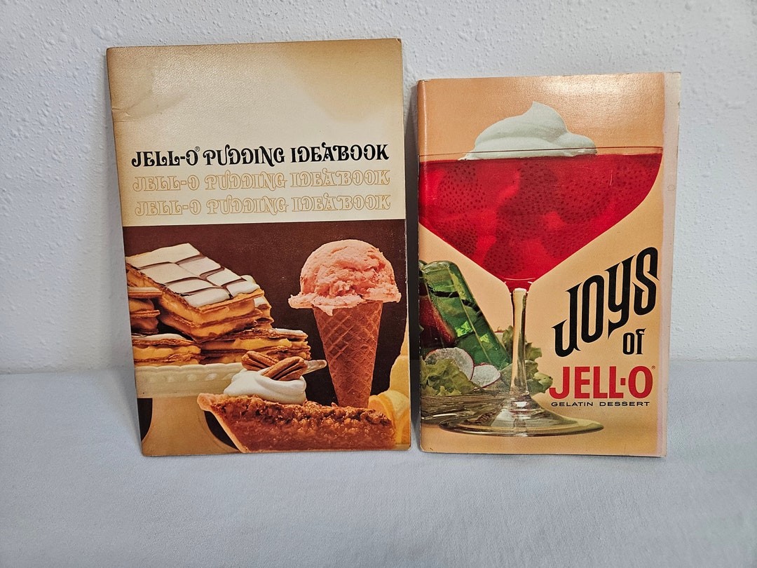 Joys of Jell-o and Jell-o Pudding Idea Book, 2 1960s Jell-o Recipe ...