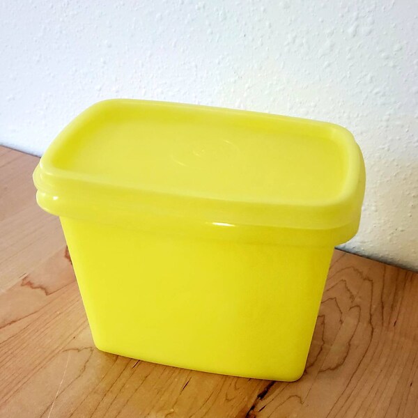 Yellow Tupperware - Etsy