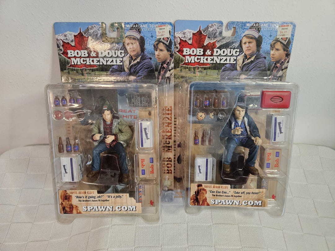 Bob & Doug Mckenzie Action Figures by Spawn / Mcfarlane Toys 2000 - Etsy