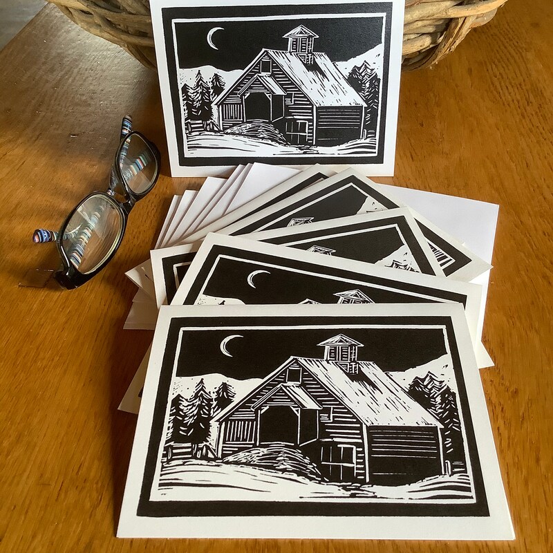 Block Print Cards - Etsy