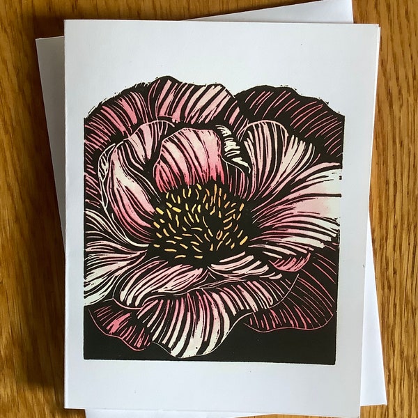 Block Print Flowers - Etsy