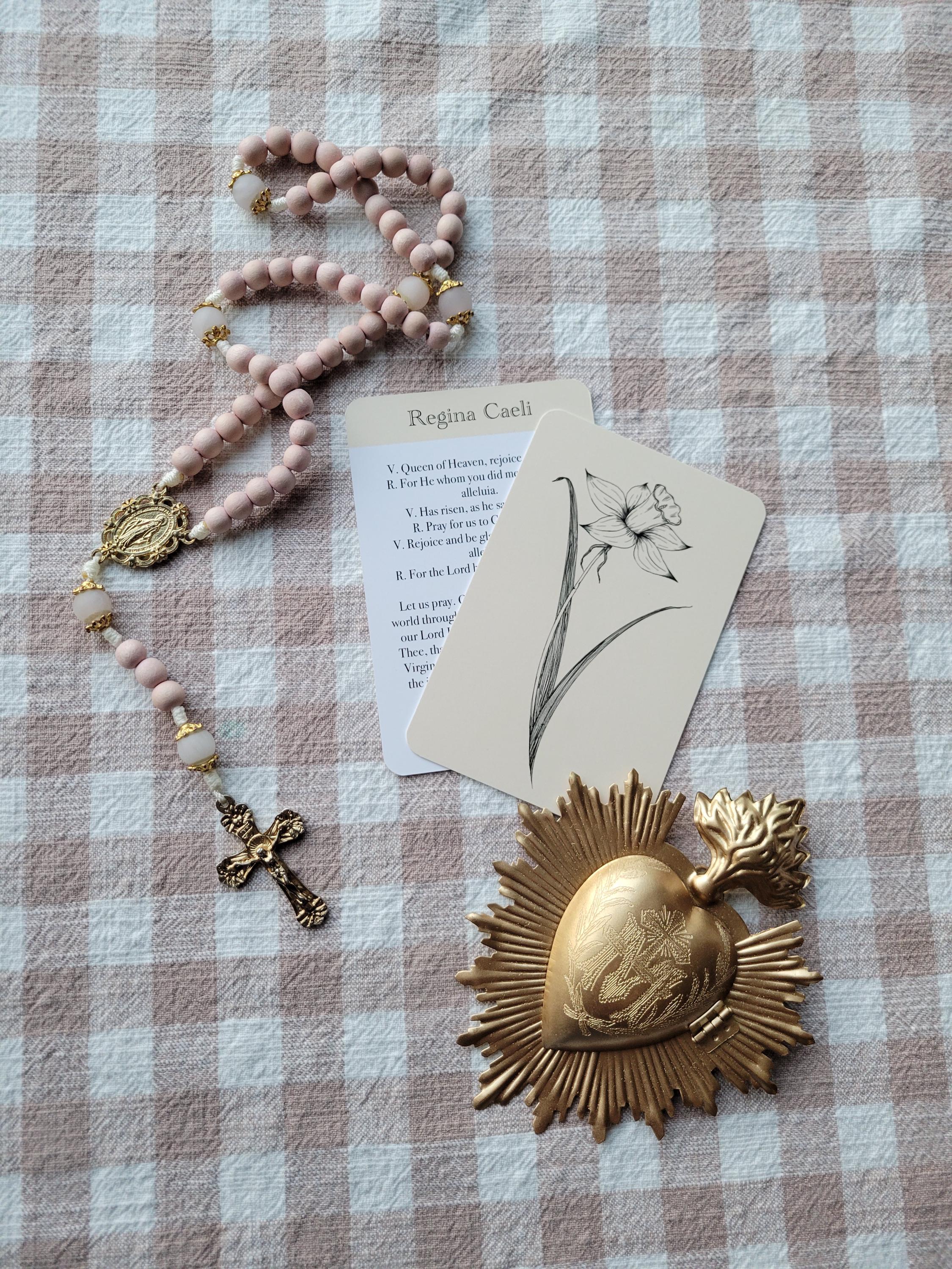 Floral Catholic Prayer Cards || the Eden Collection || Soft Jewel Tone ...