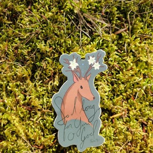 Psalm 42 Deer Sticker || Waterproof Vinyl Sticker || Scripture Art ...
