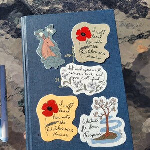 Psalm 42 Deer Sticker || Waterproof Vinyl Sticker || Scripture Art ...