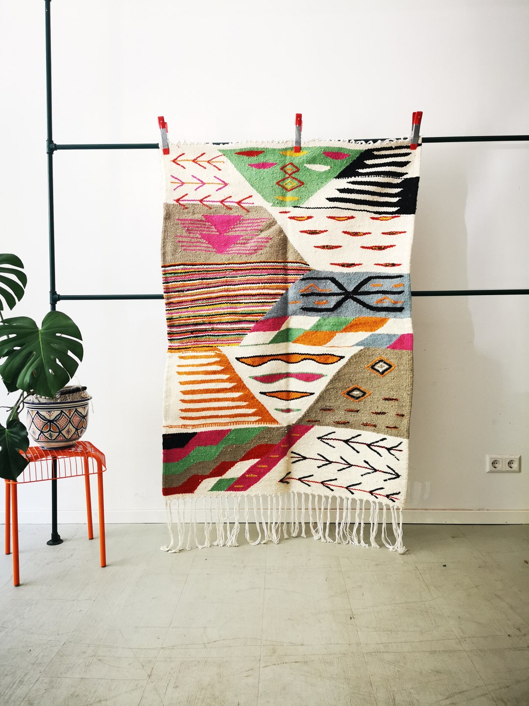 Berber Carpet Berber Kilim Berber Wool Carpet - Etsy