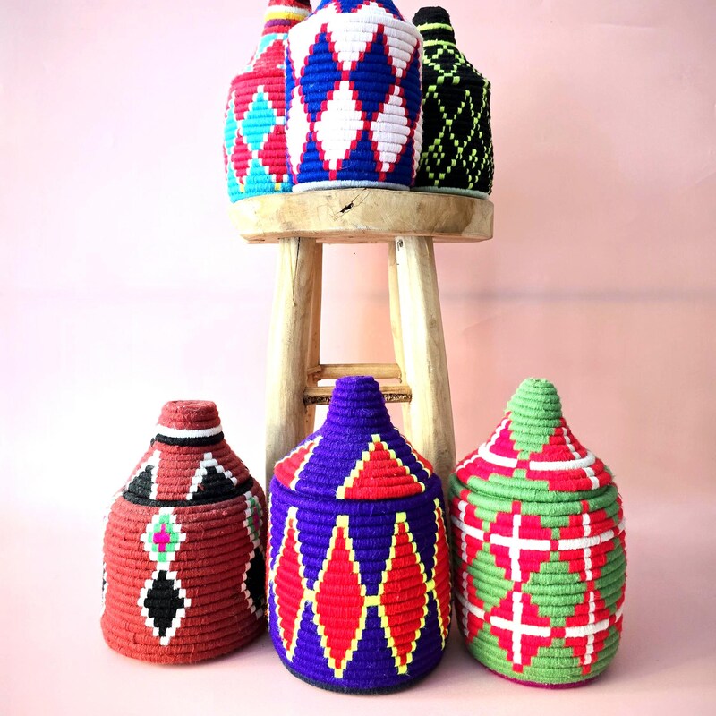 Moroccan Basket - Etsy