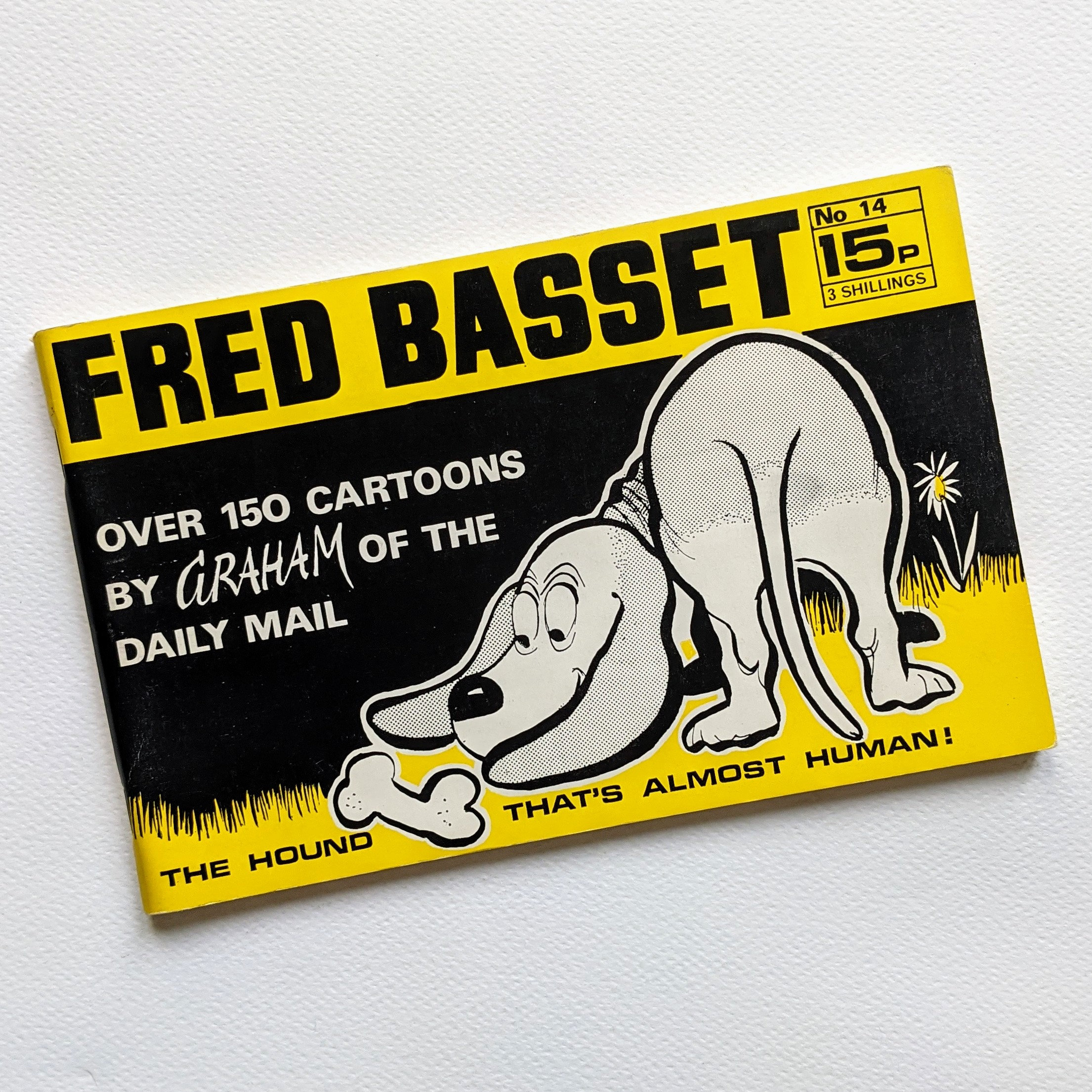Vintage Fred Basset Comic Strip Books - Alex Graham Daily Mail - Etsy