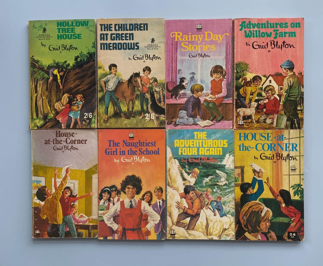 8 Early Enid Blyton Mystery Series Vintage Armada Books - Etsy