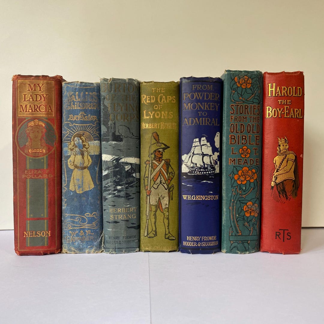 Antique Edwardian & Victorian Book: Early 1900s Classic Literature - Etsy