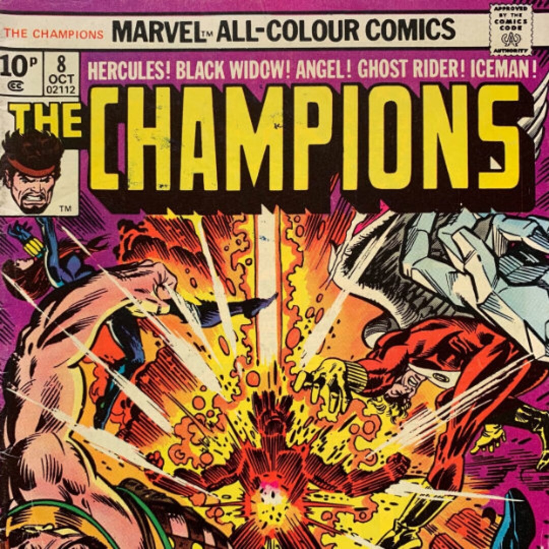 The Champion Hercules Black Widow Angel Ghost Rider Iceman Vol 1 No 8 ...