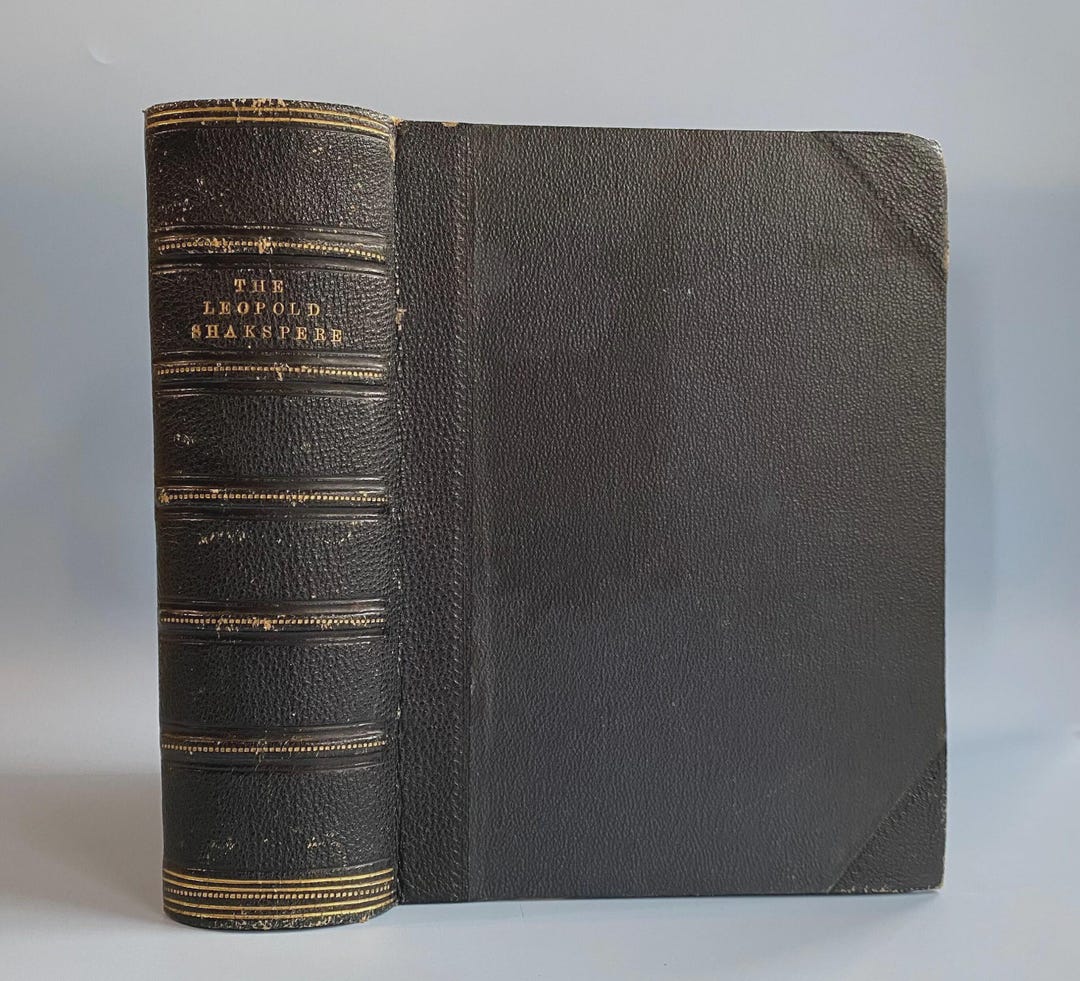The Leopold Shakespeare Book : Illustrated 1877 Antique Poetry Book ...