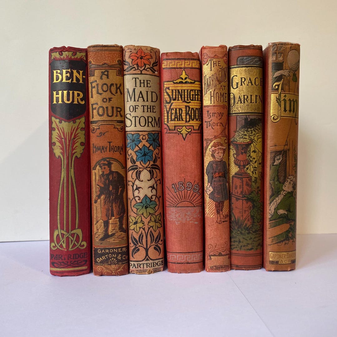 Antique Edwardian & Victorian Book: Early 1900s Classic Literature - Etsy