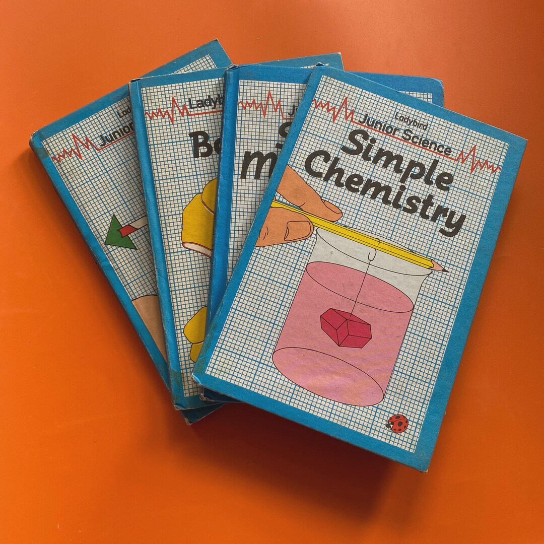 Ladybird Science Book 4 Book Set 1970s - Chemistry Mechanics Air Botany ...
