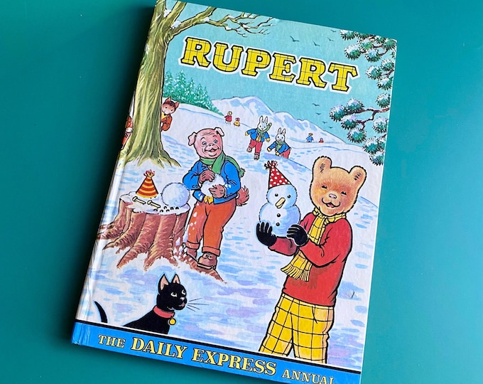 1974 Vintage Rupert the Bear Annuals - Not Price-clipped - Children's ...