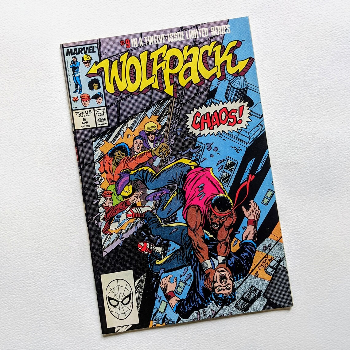 Marvel Lovers 6 1989 Wolfpack Comic Book Vol 6,7,9 12. Vintage Comic ...