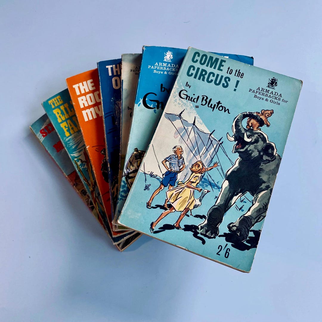 7 Early Enid Blyton Vintage Armada Books - Etsy