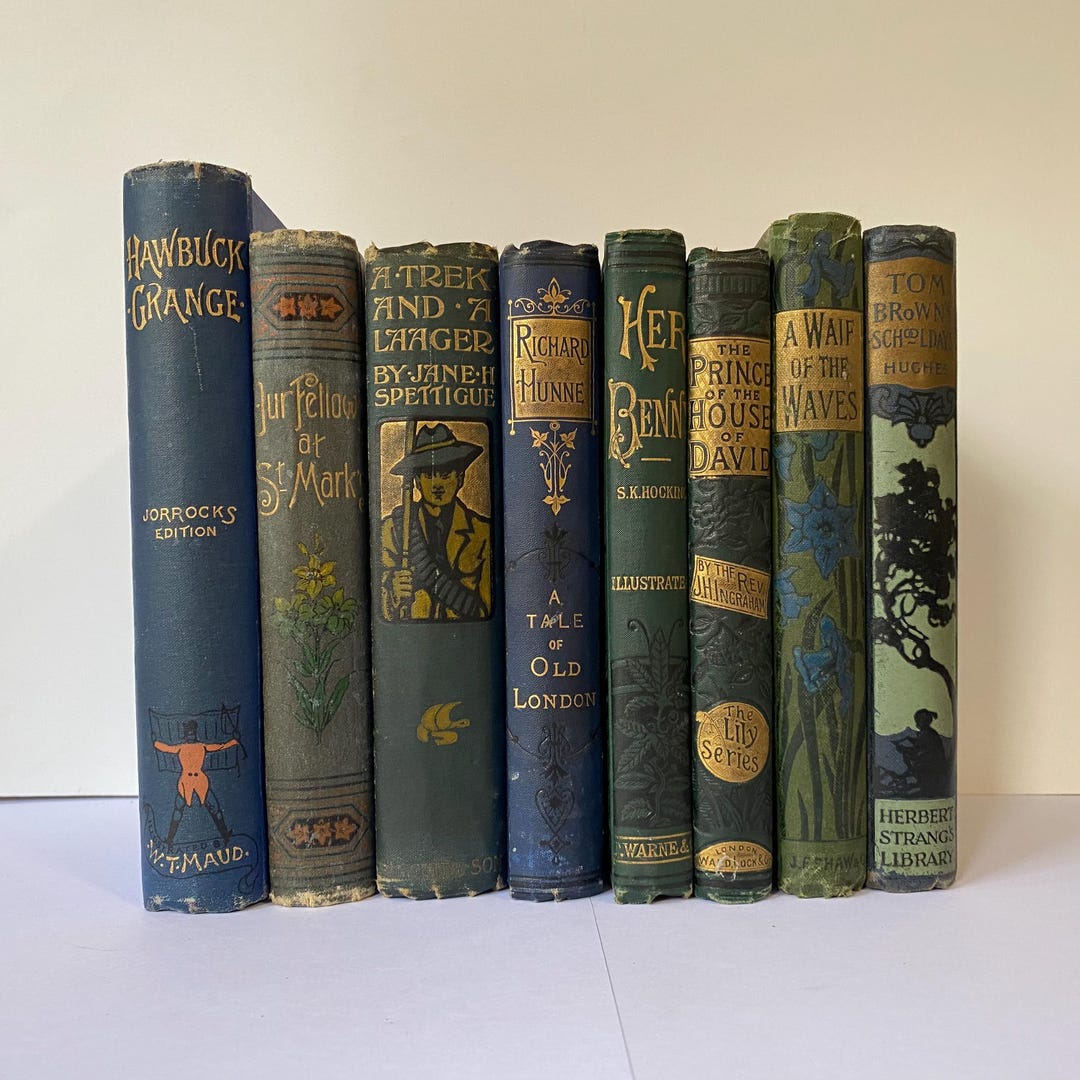 Antique Edwardian & Victorian Book: Early 1900s Classic Literature - Etsy