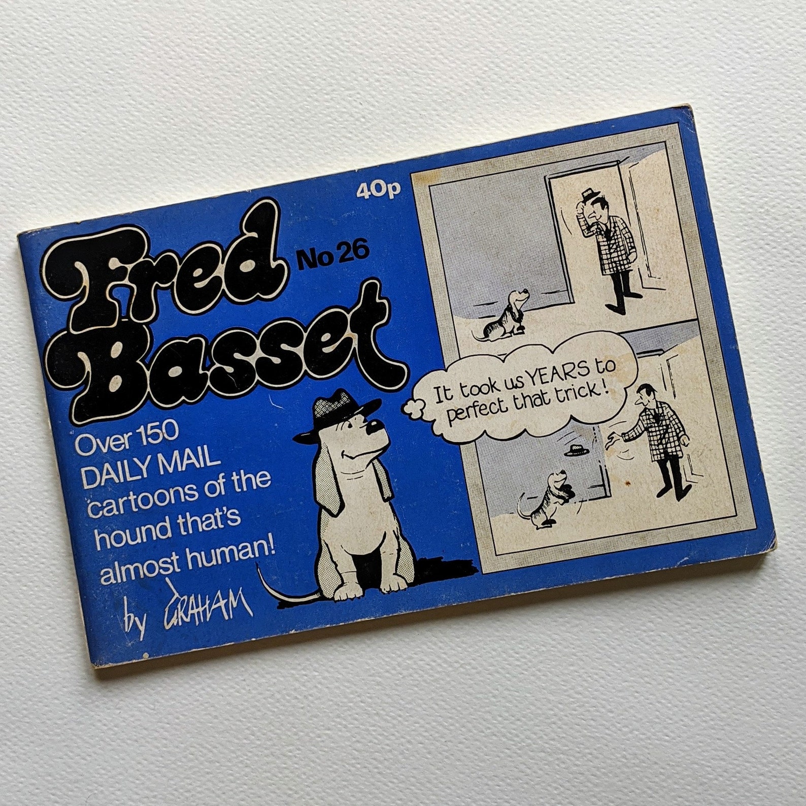 Vintage Fred Basset Comic Strip Books Alex Graham 1985 87 Daily Mail ...