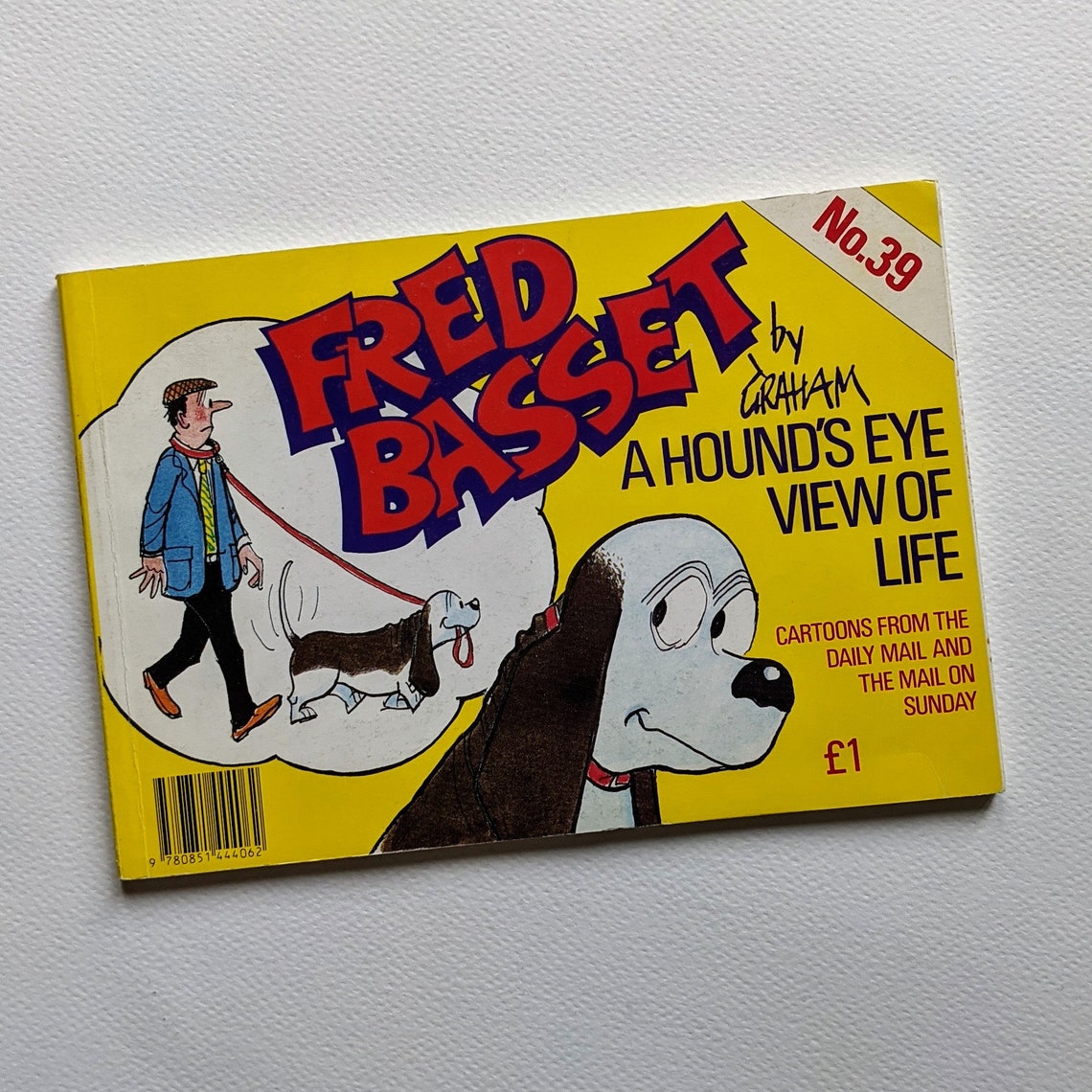 Vintage Fred Basset Comic Strip Books Alex Graham 1985 87 Daily Mail ...