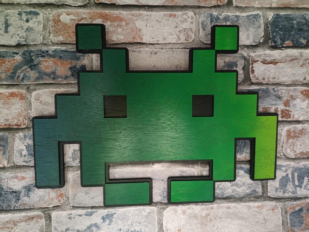 Space Invaders Wall Art - Etsy