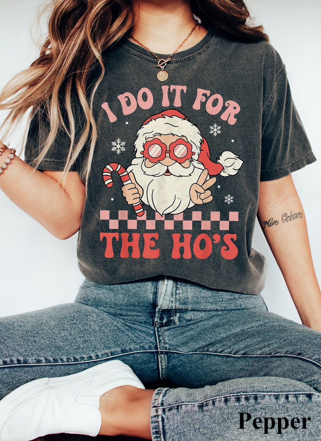 Comfort Colors Christmas Shirt, Retro Christmas Shirt, Vintage Santa ...