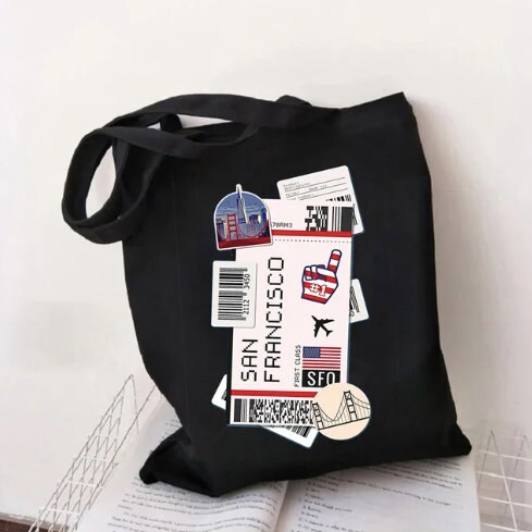 San Francisco Tote Bag San Francisco Bag Argentina Souvenir - Etsy