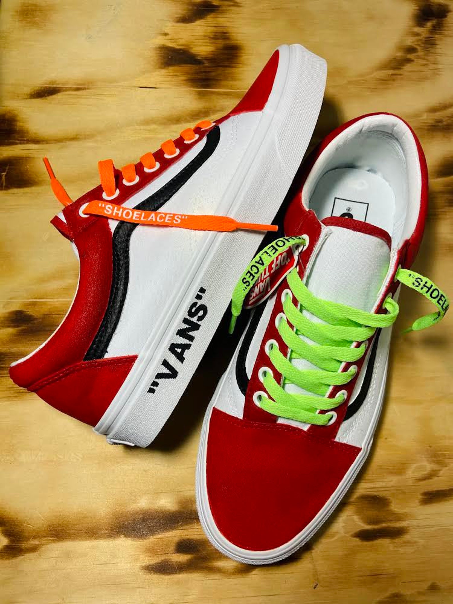 Jordan 1 Concept off-white Vans Custom Vans Custom Shoes | Etsy