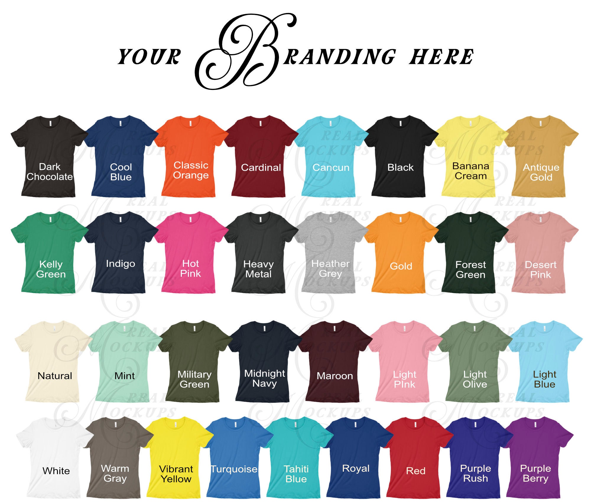 Next Level 3900 Color Chart | Best Color Chart | JPG and PNG ...