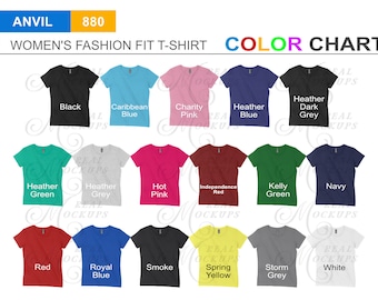 Color Chart Anvil - Etsy