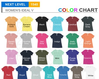 Next Level 6200 Color Chart | All Next Level Colors | Best Color Chart ...