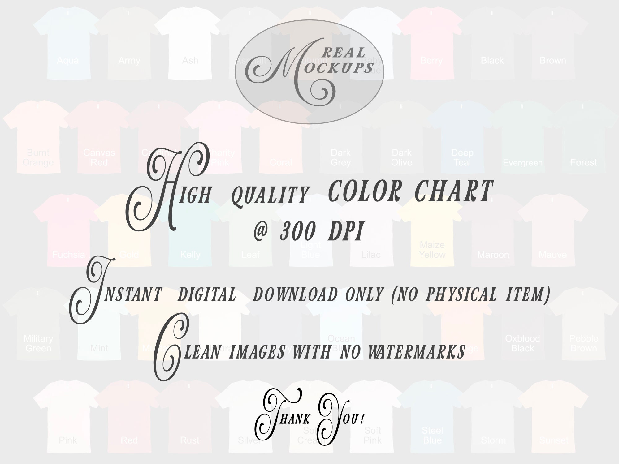 Next Level 3900 Color Chart | Best Color Chart | JPG and PNG ...