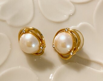 Bezel Set Pearl | Etsy