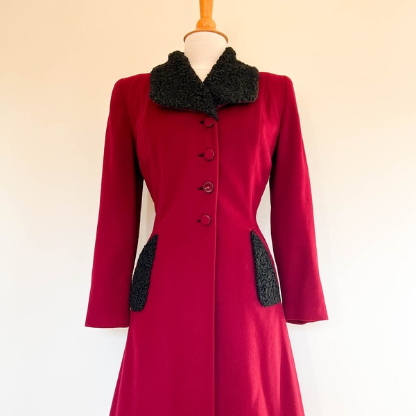 Princess Cut Wool Coat - Etsy
