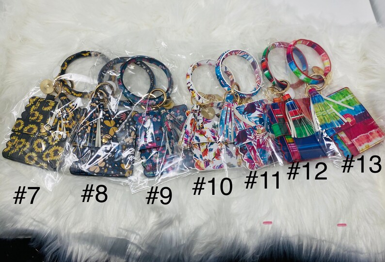 Key Ring ID Holder Key Ring Wallet Personalized Keychain - Etsy