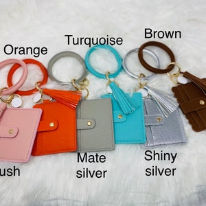 Key Ring ID Holder,key Ring Wallet Personalized, Monogrammed, Keychain ...