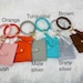 Key Ring ID Holder,key Ring Wallet Personalized, Monogrammed, Keychain ...