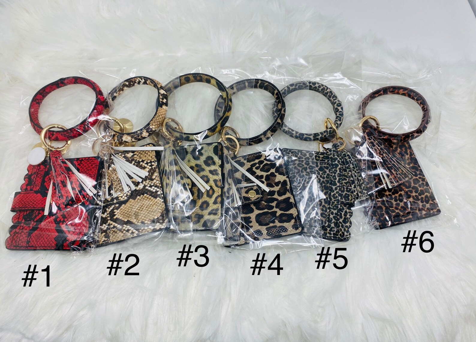 Key Ring ID Holder Key Ring Wallet Personalized - Etsy