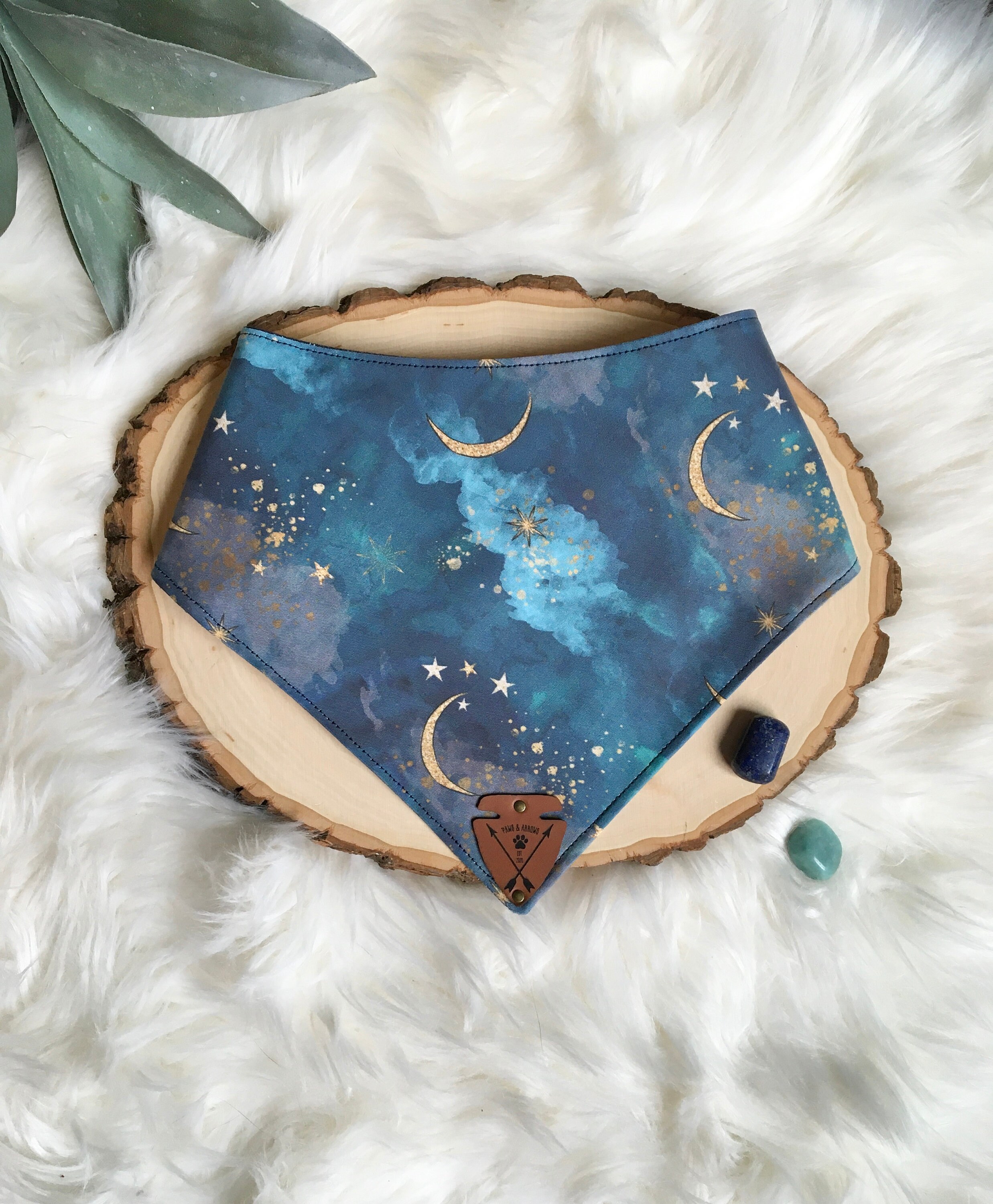 FREE SHIPPING Handmade Mystical Blue Sky Bandana With - Etsy Singapore