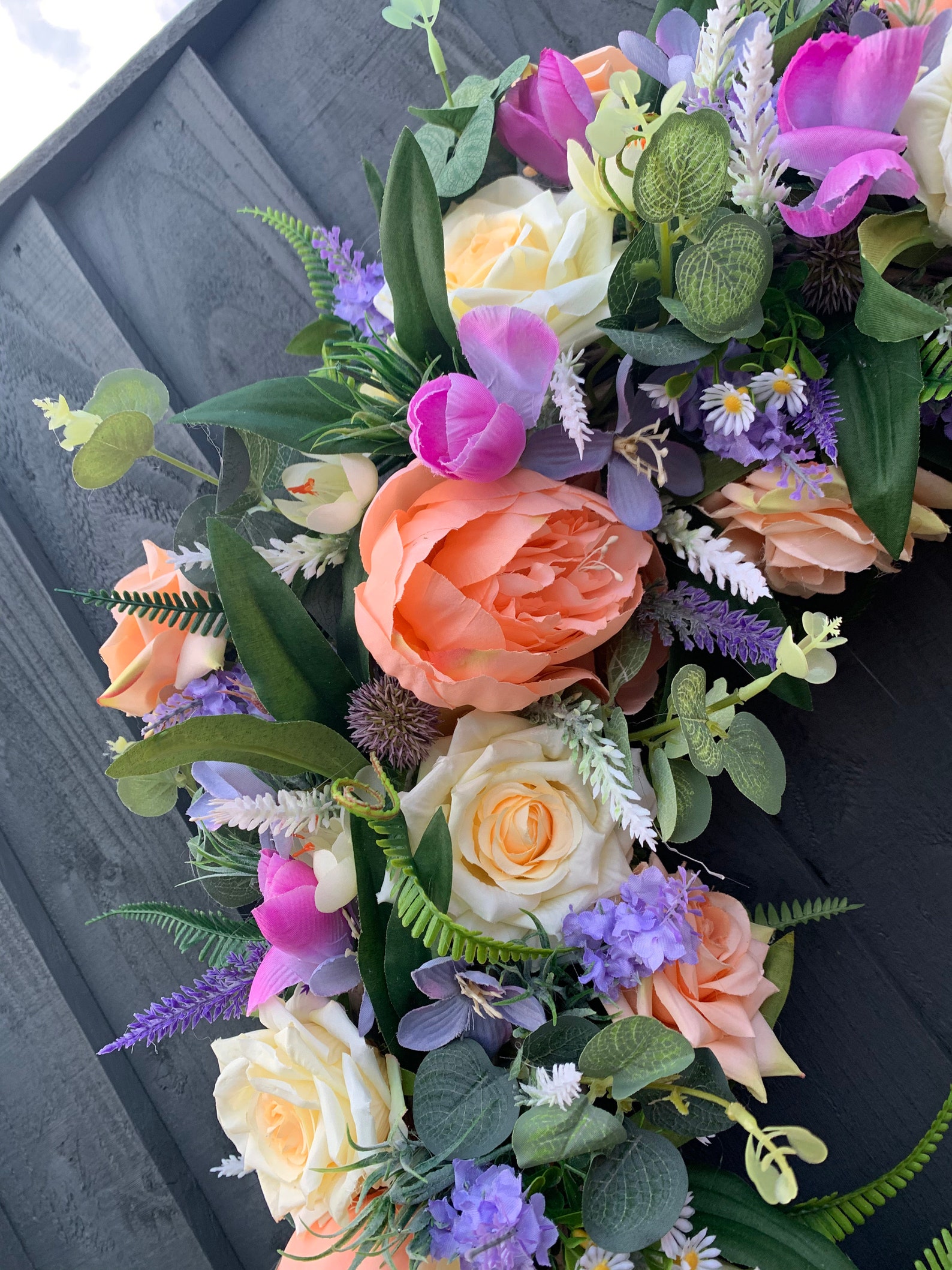 Luxury Large Spring Wreath Summer Wreath for Your Front - Etsy UK